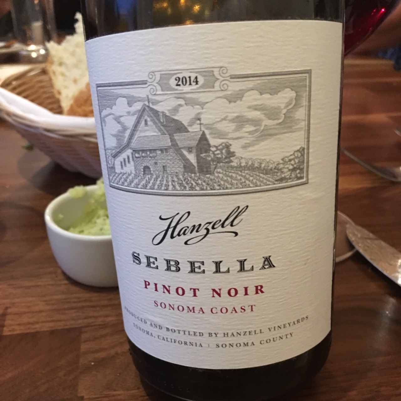 Hanzell Vineyards Sebella Sonoma Coast Pinot Noir