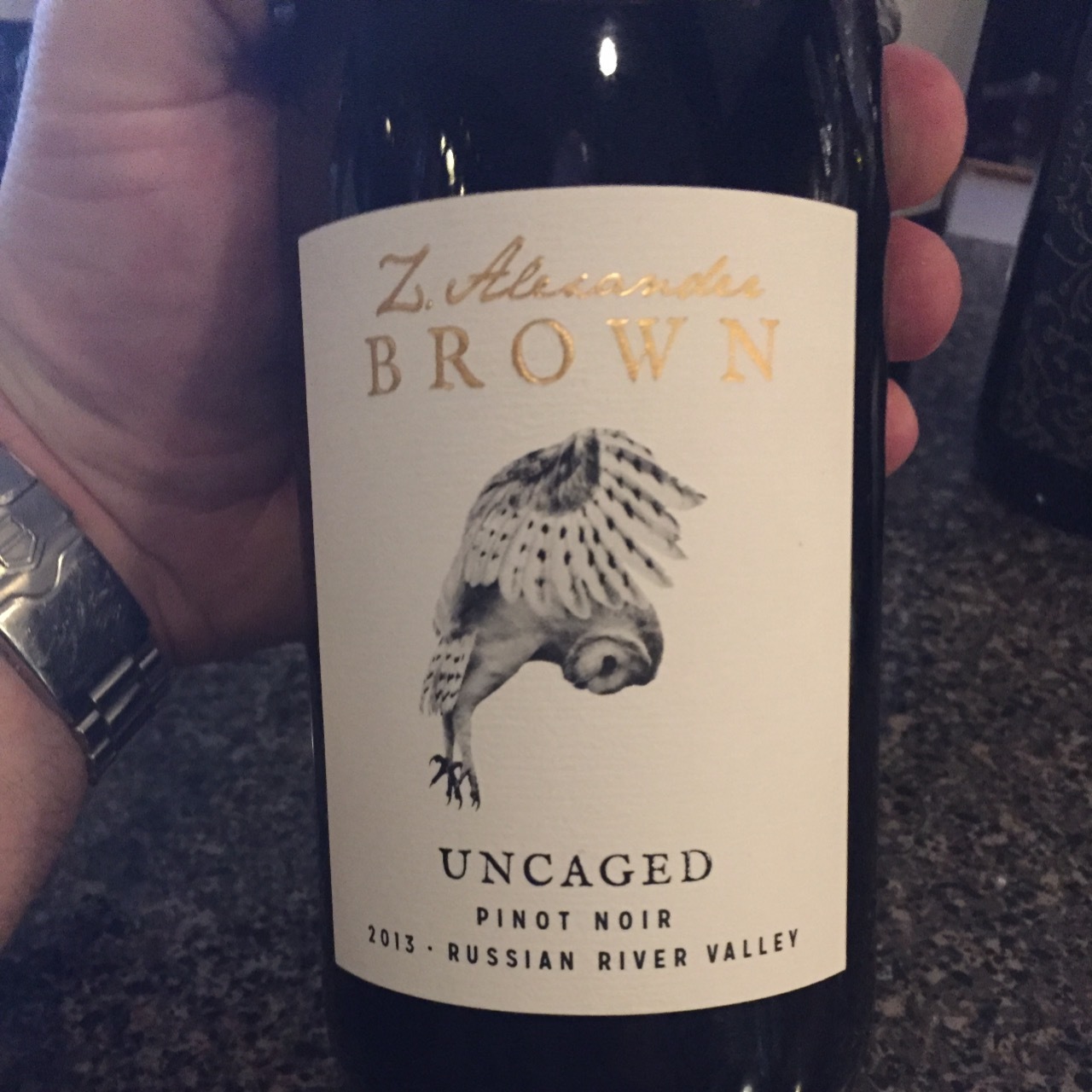 Z. Alexander Brown Wines Uncaged Russian River Valley Pinot Noir