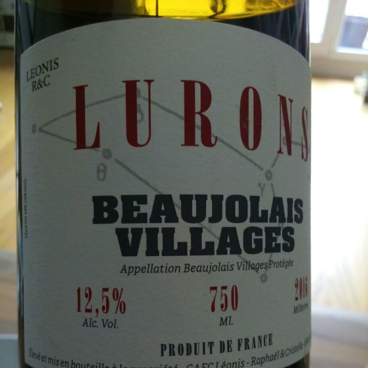 Leonis R & C Lurons Beaujolais Villages Gamay