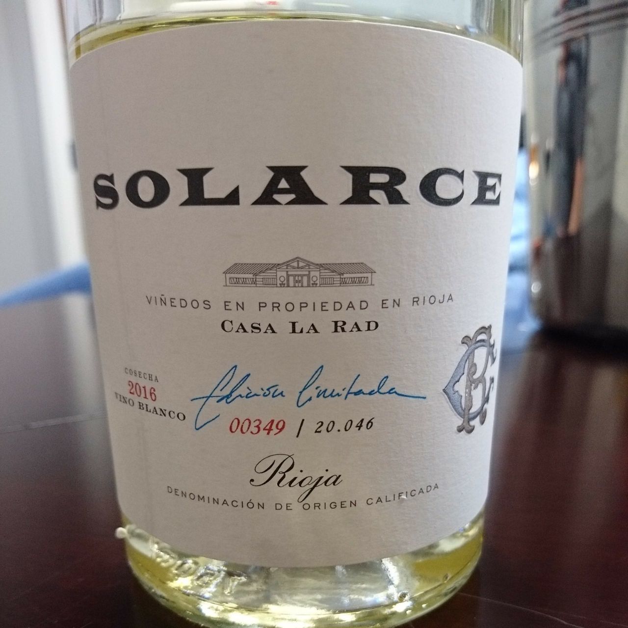 Casa La Rad Solarce Rioja Chardonnay Blend