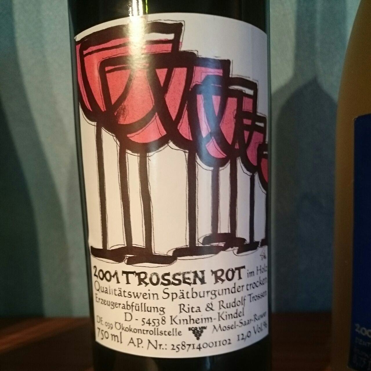 Rita & Rudolf Trossen Rot Trocken Spätburgunder