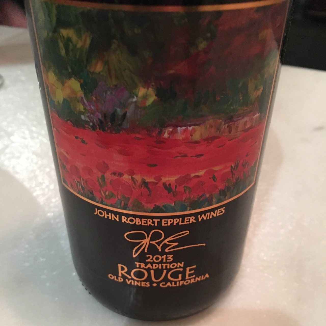 John Robert Eppler (JRE Wines) Tradition Old Vines Rouge California Red ...