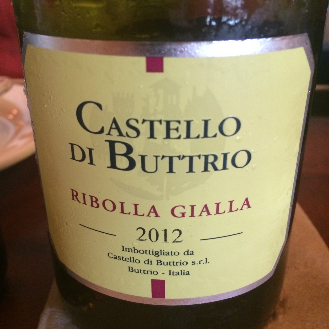 Castello di Buttrio Ribolla Gialla