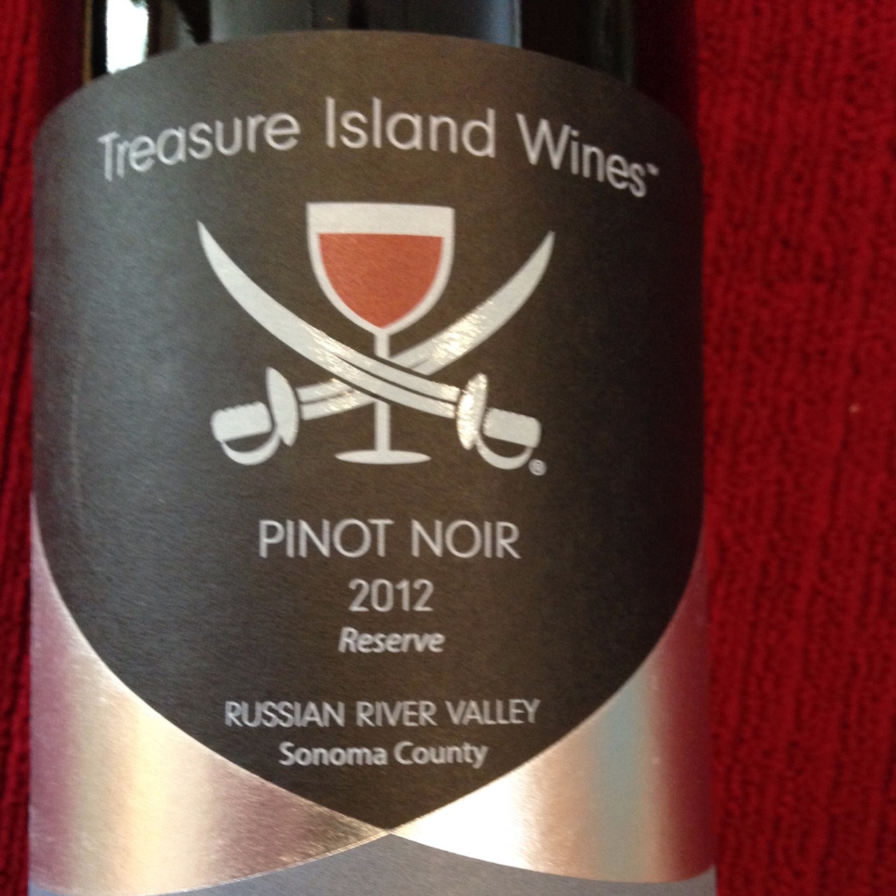 Treasure Island Wines Reserve Russian River Valley Pinot Noir