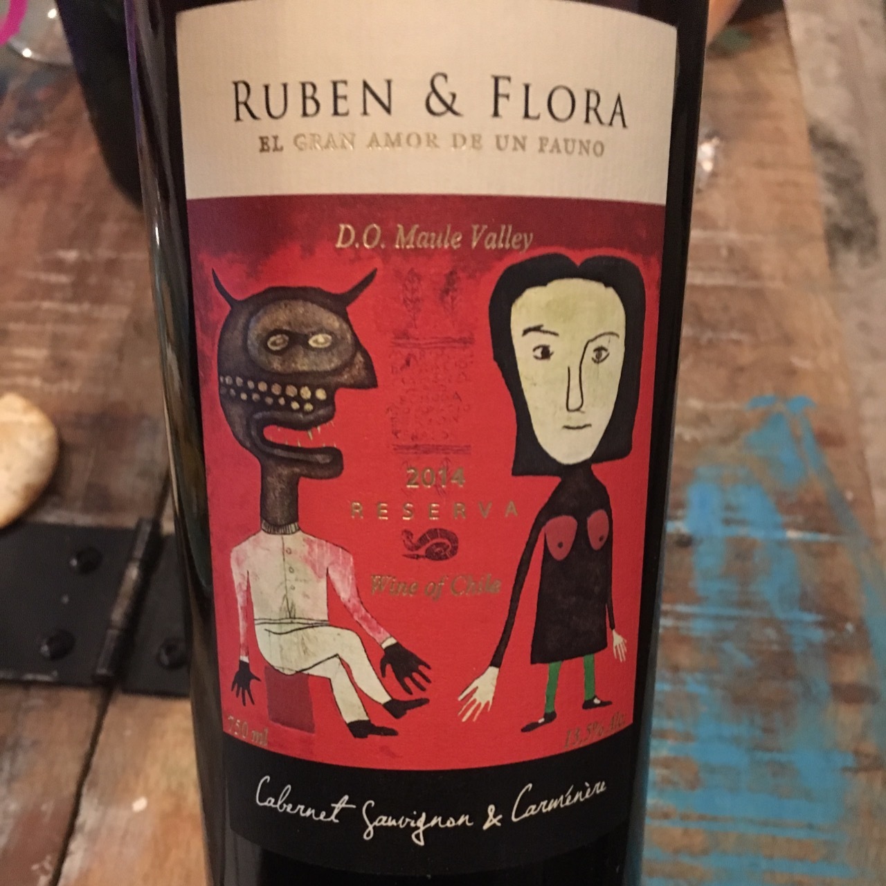 2018 Ruben & Flora Reserva Maule Valley Cabernet Sauvignon Carménère