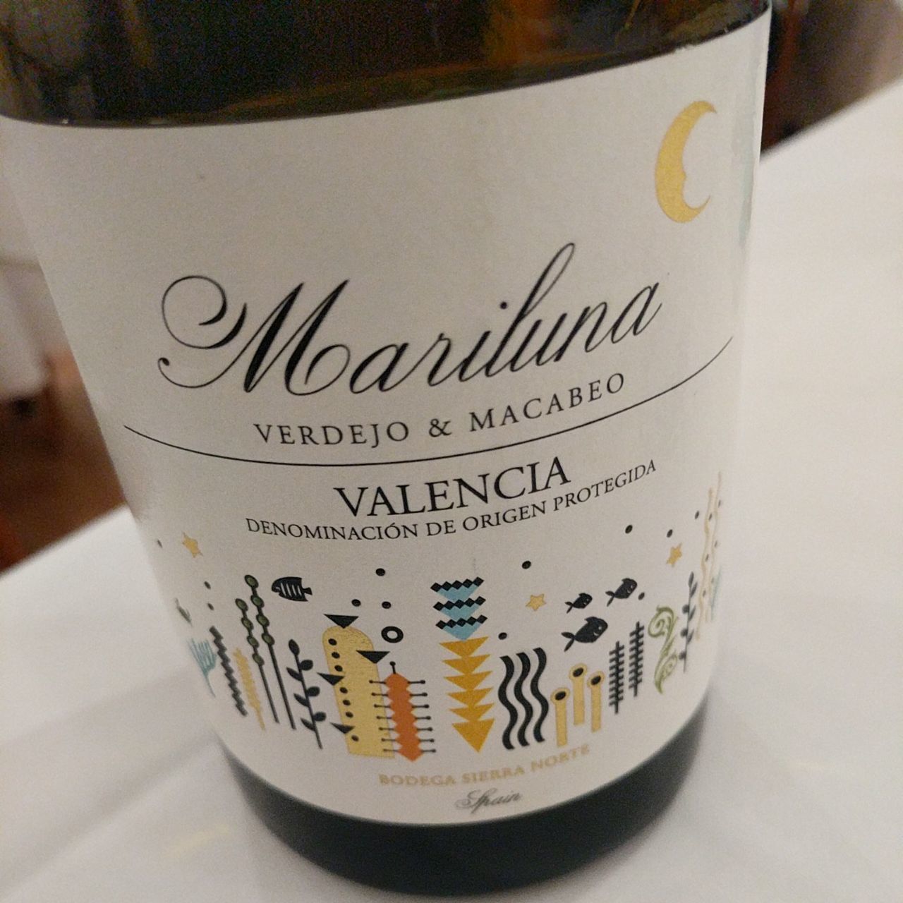 Bodegas Sierra Norte Mariluna Valencia Verdejo & Macabeo Blend