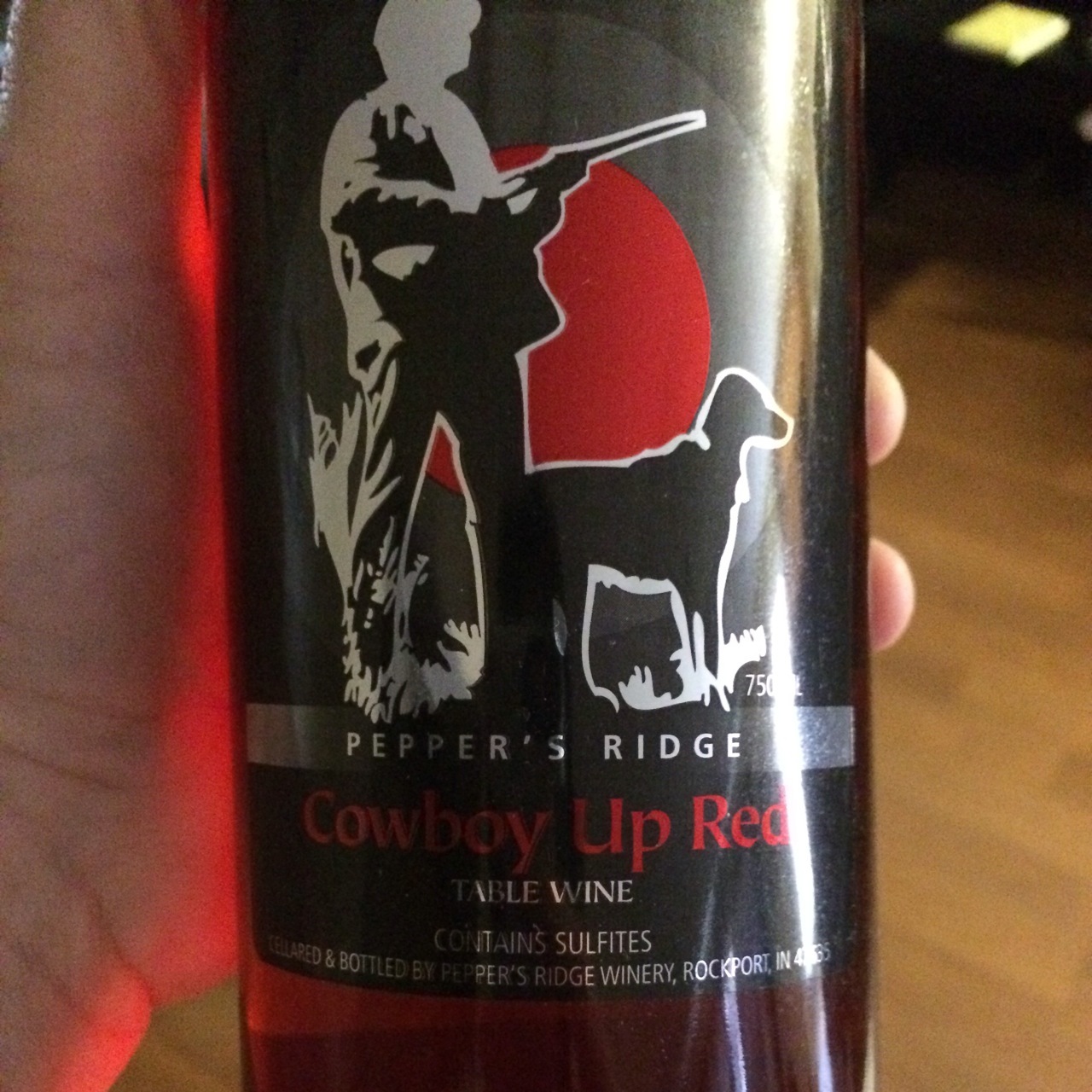 Pepper's Ridge Winery Cowboy Up Red Blend