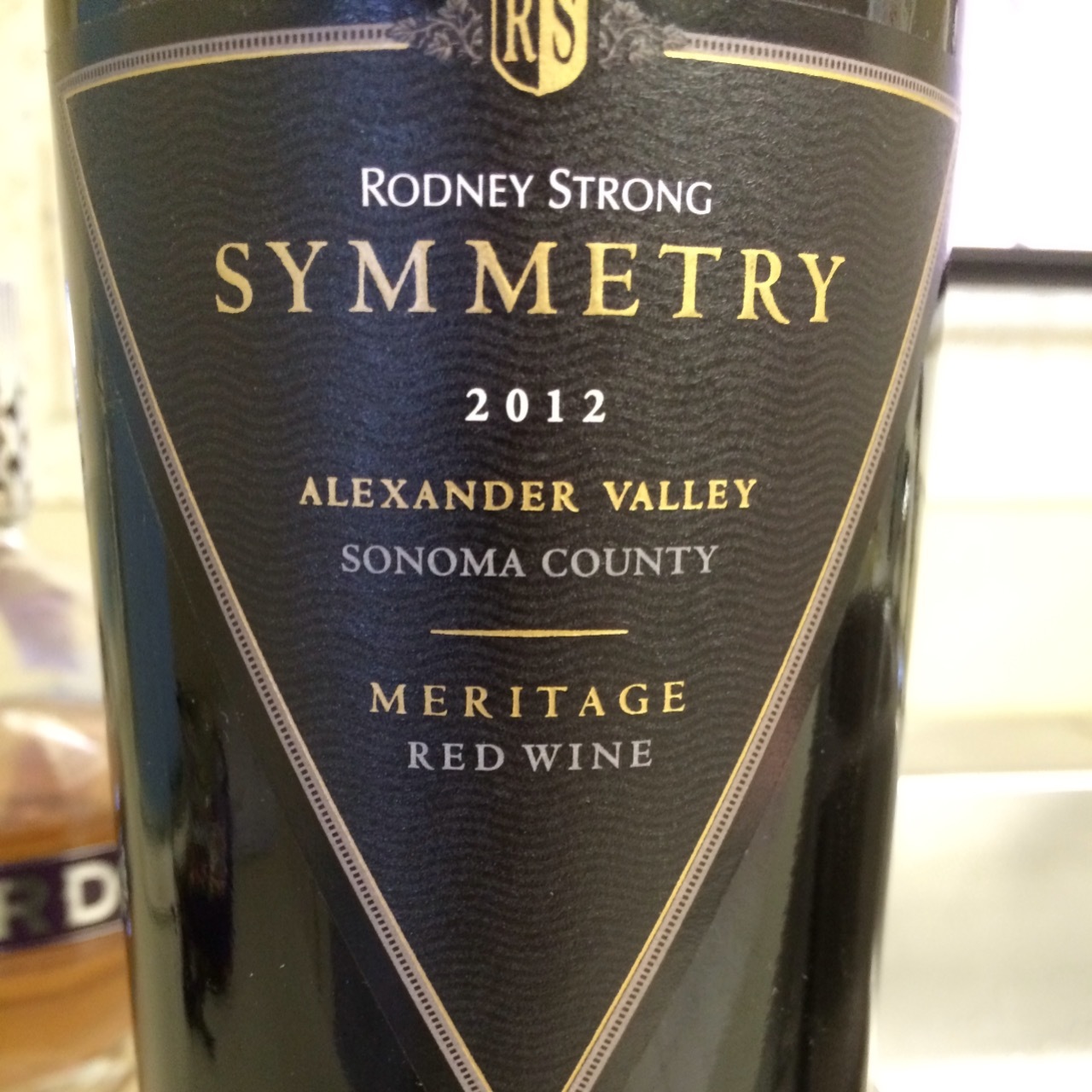 Rodney Strong Symmetry Meritage Alexander Valley Cabernet Sauvignon Merlot