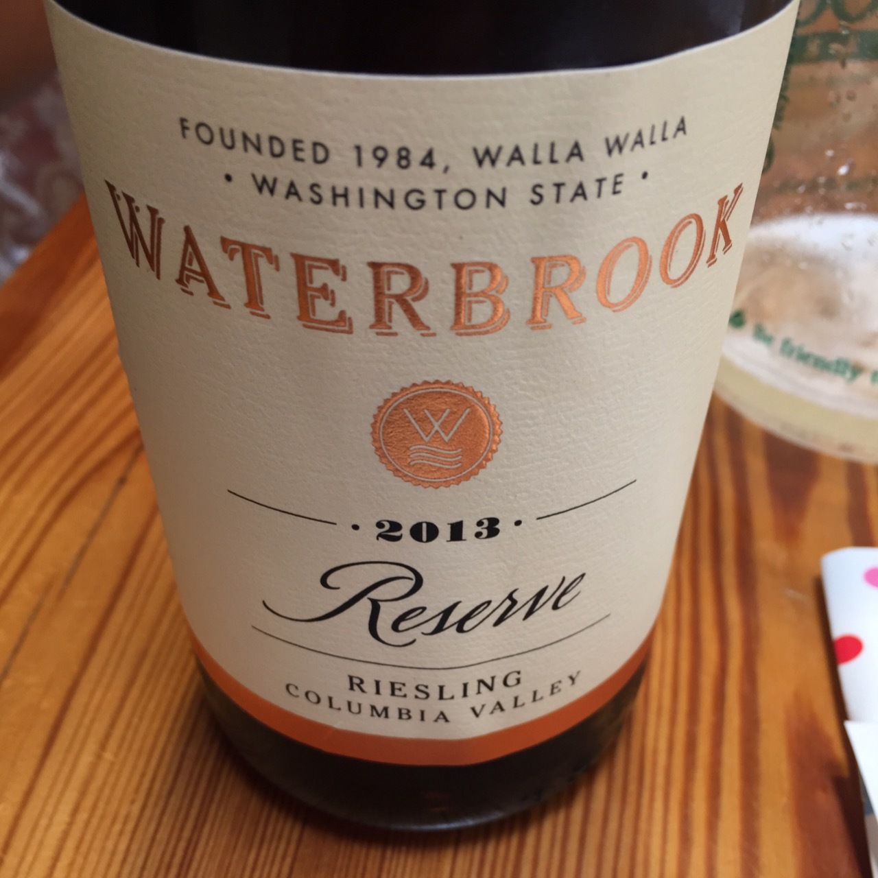 Waterbrook Reserve Columbia Valley Riesling