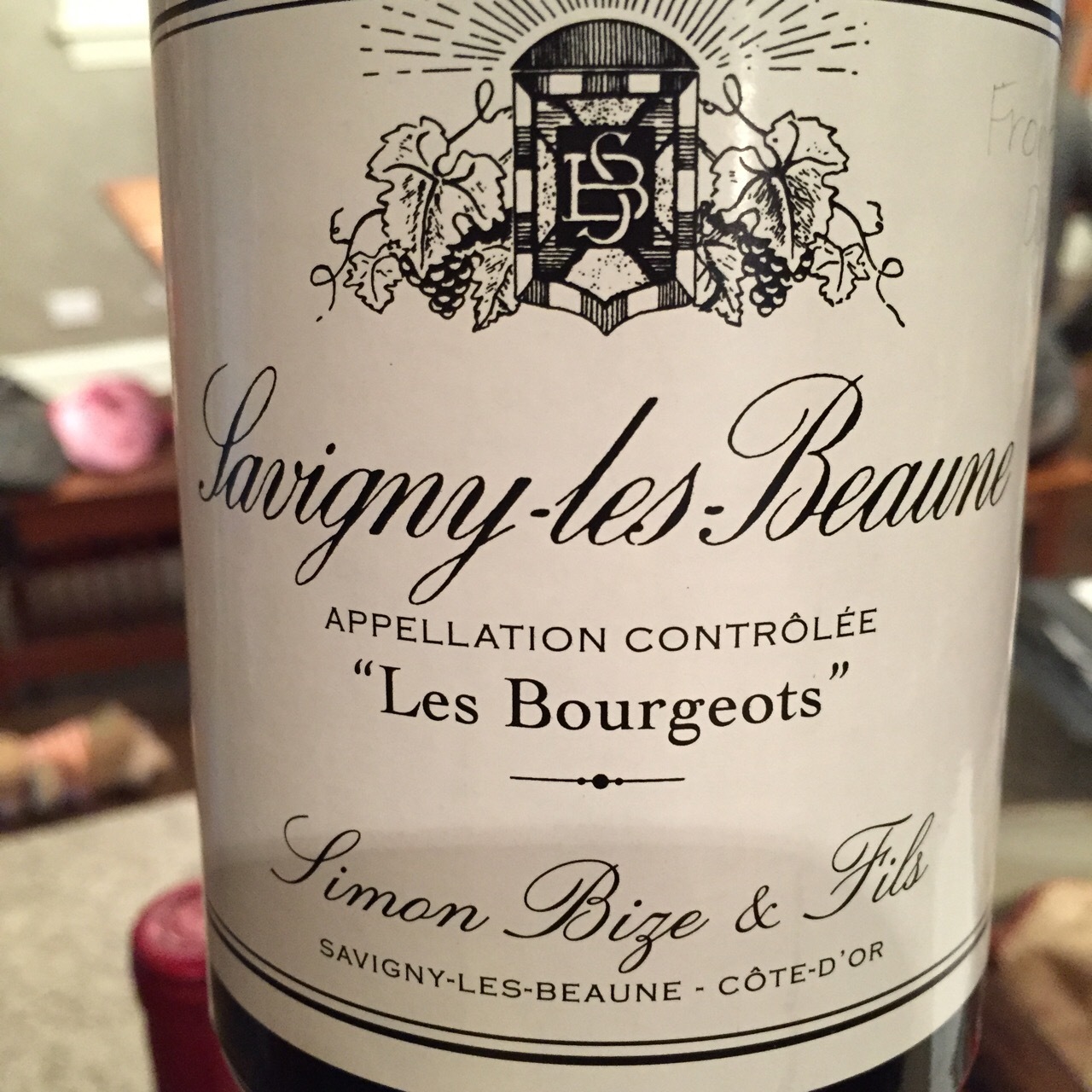 Simon Bize & Fils Les Bourgeots Savigny-lès-Beaune Pinot Noir