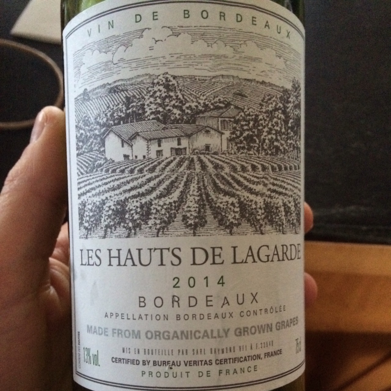 Vignobles Raymond Les Hauts de Lagarde Blanc Bordeaux White Bordeaux Blend