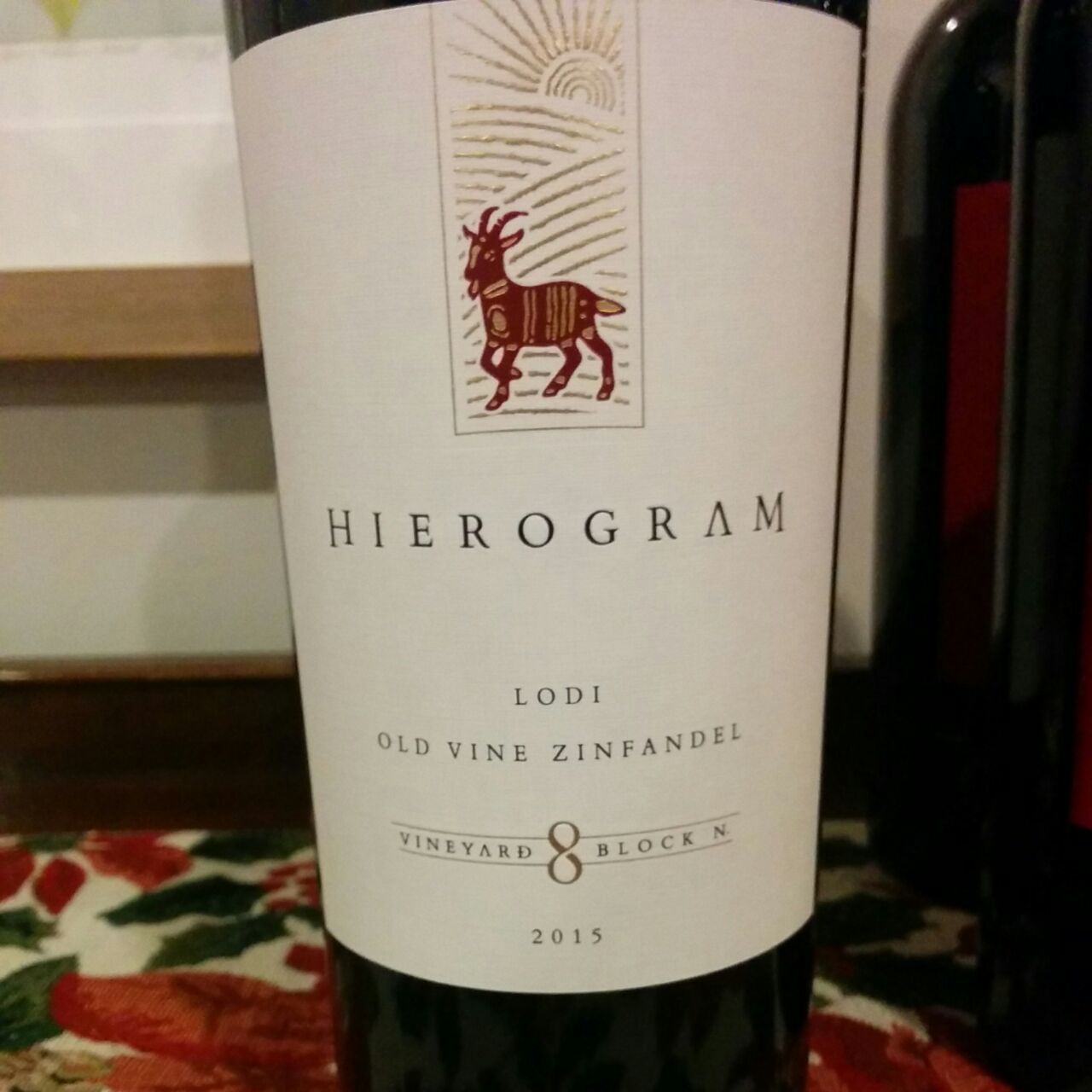 Hierogram Vineyard 8 Block N. Old Vine Lodi Zinfandel
