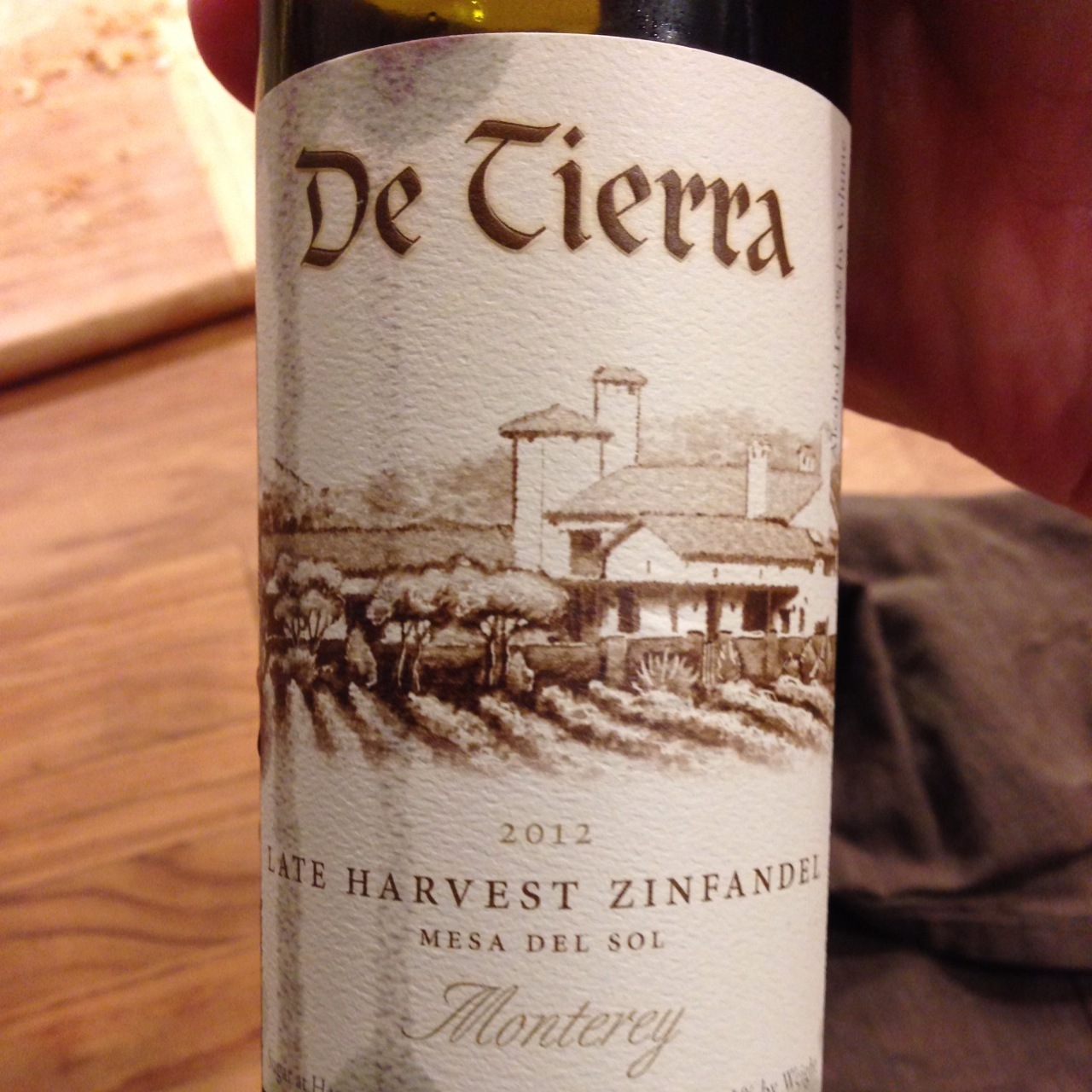 De Tierra Mesa del Sol Monterey Late Harvest Zinfandel