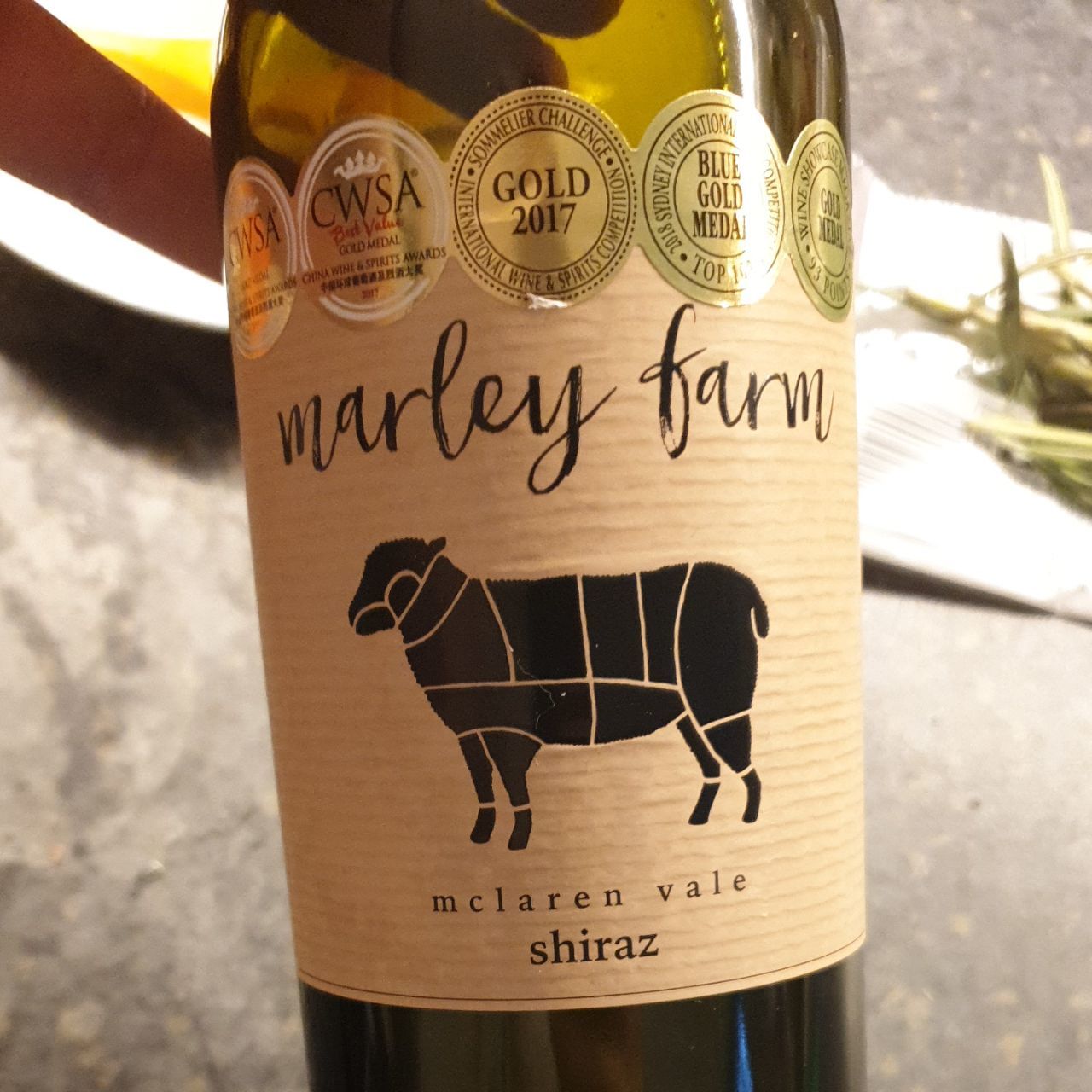 Marley Farm Mc Laren Vale Shiraz