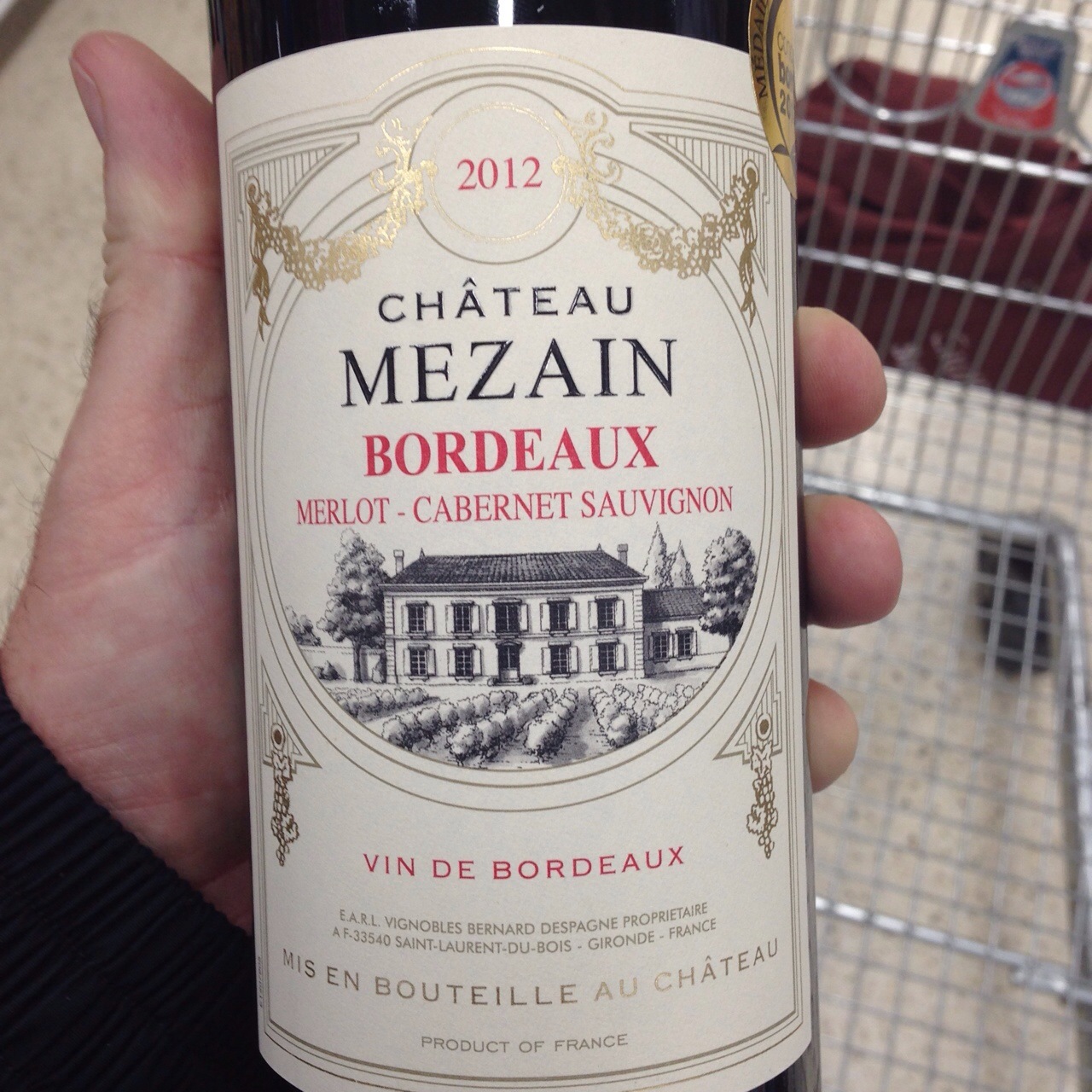 Château Mezain Bordeaux Merlot Cabernet Sauvignon