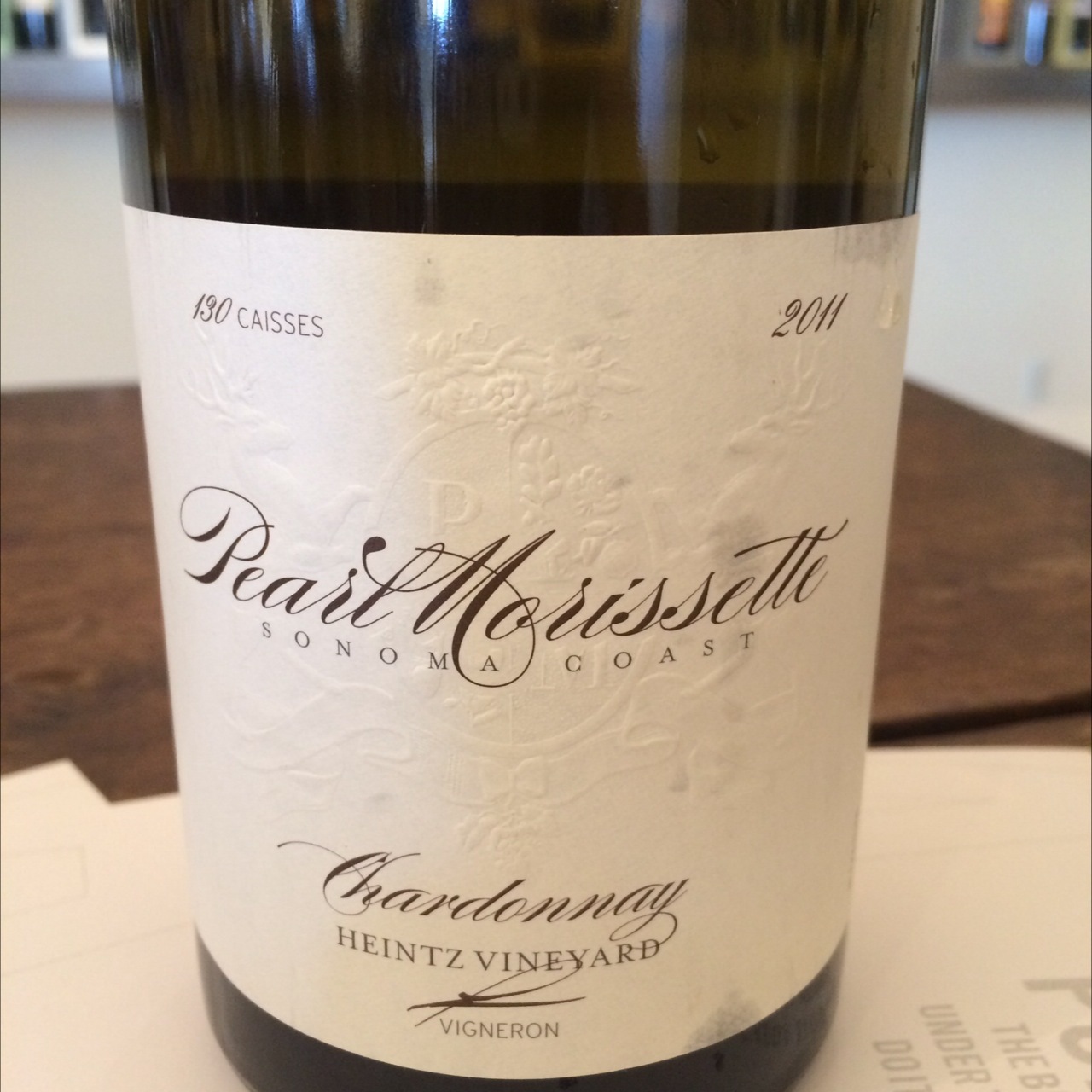 Pearl Morissette Estate Winery Heintz Vineyard Chardonnay