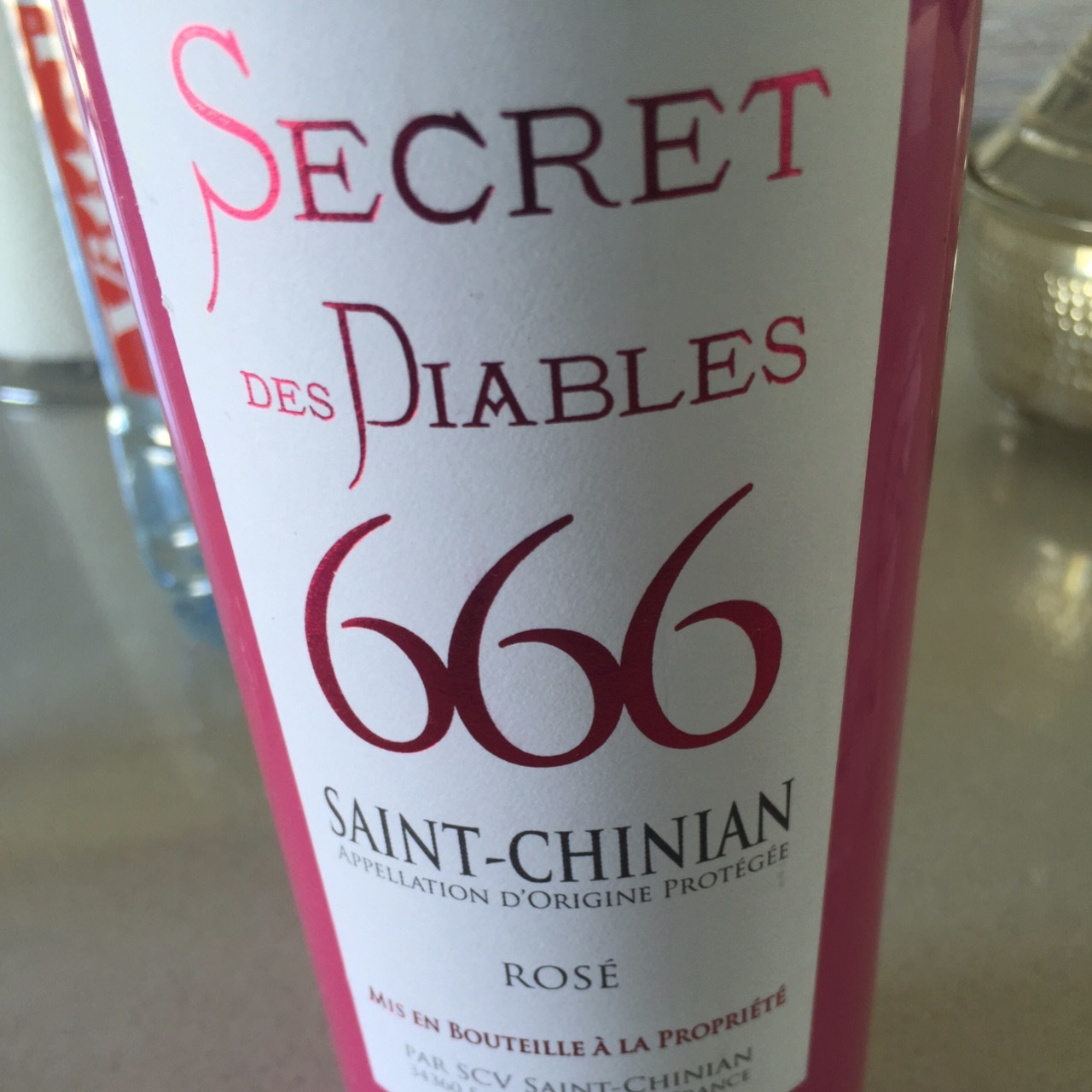Secret des Diables 666 Saint-Chinian Rosé Blend