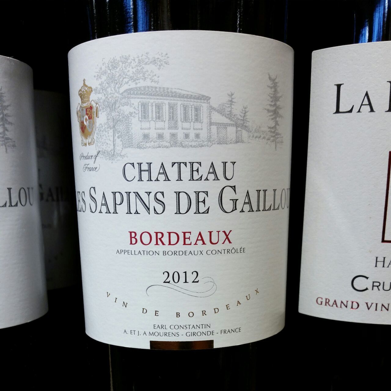Chateau les Sapins de Gaillou Red Bordeaux Blend