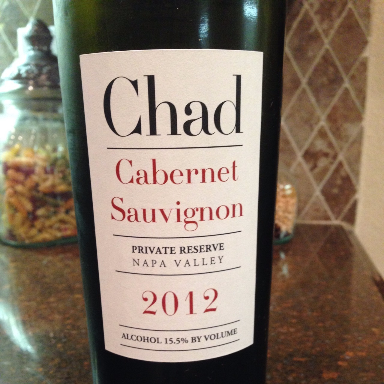 Chad Private Reserve Napa Valley Cabernet Sauvignon