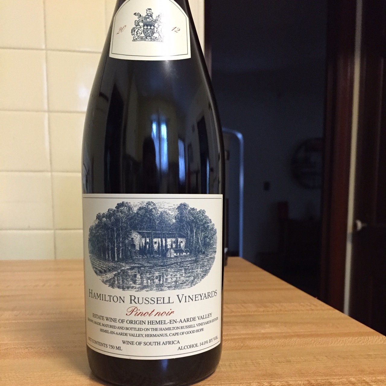 Hamilton Russell Vineyards Hemel-En-Aarde Valley Pinot Noir