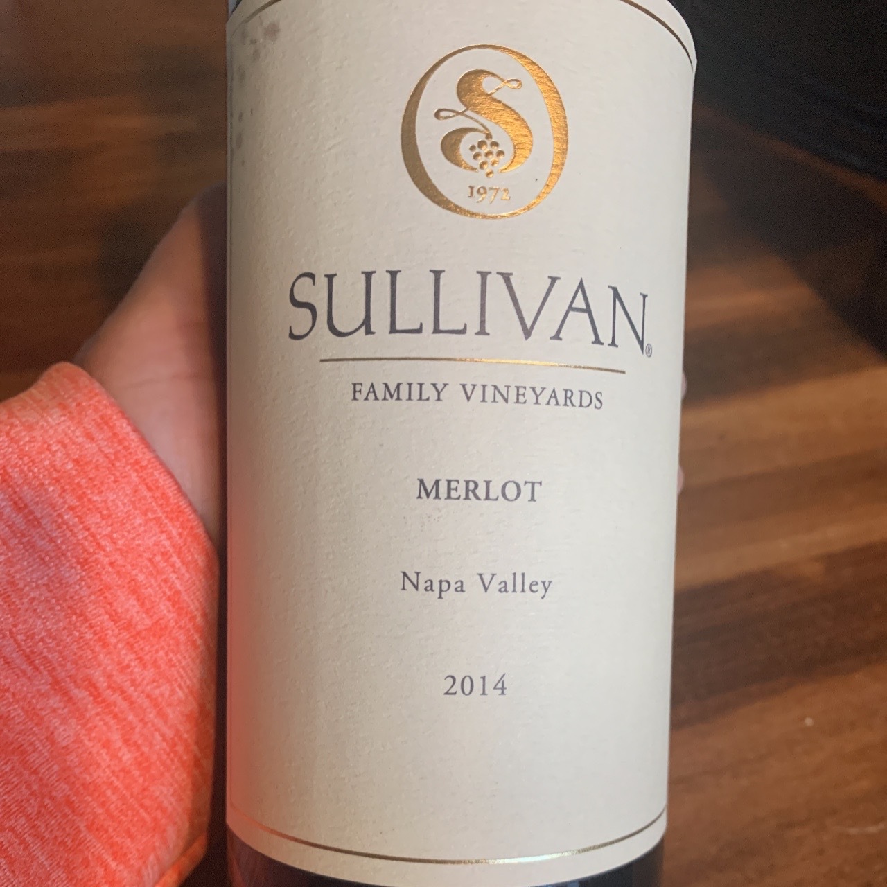 Sullivan Vineyards Napa Valley Merlot