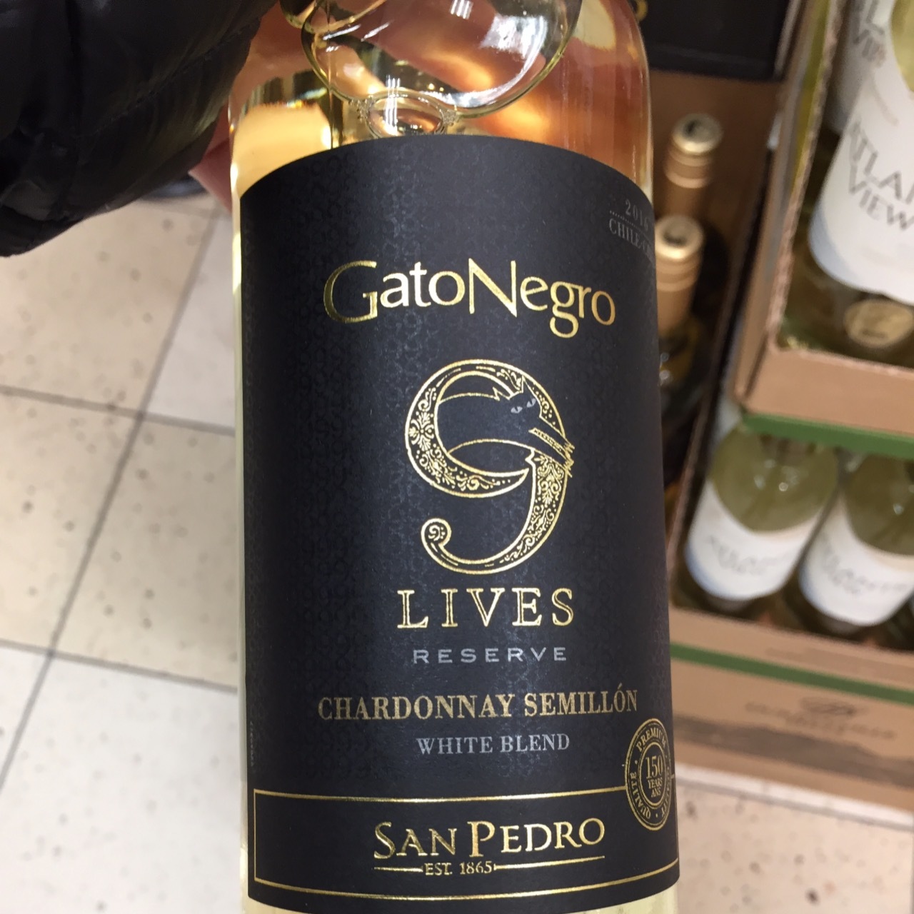 San Pedro Reserve Gato Negro 9 Lives Chardonnay Sémillon Blend