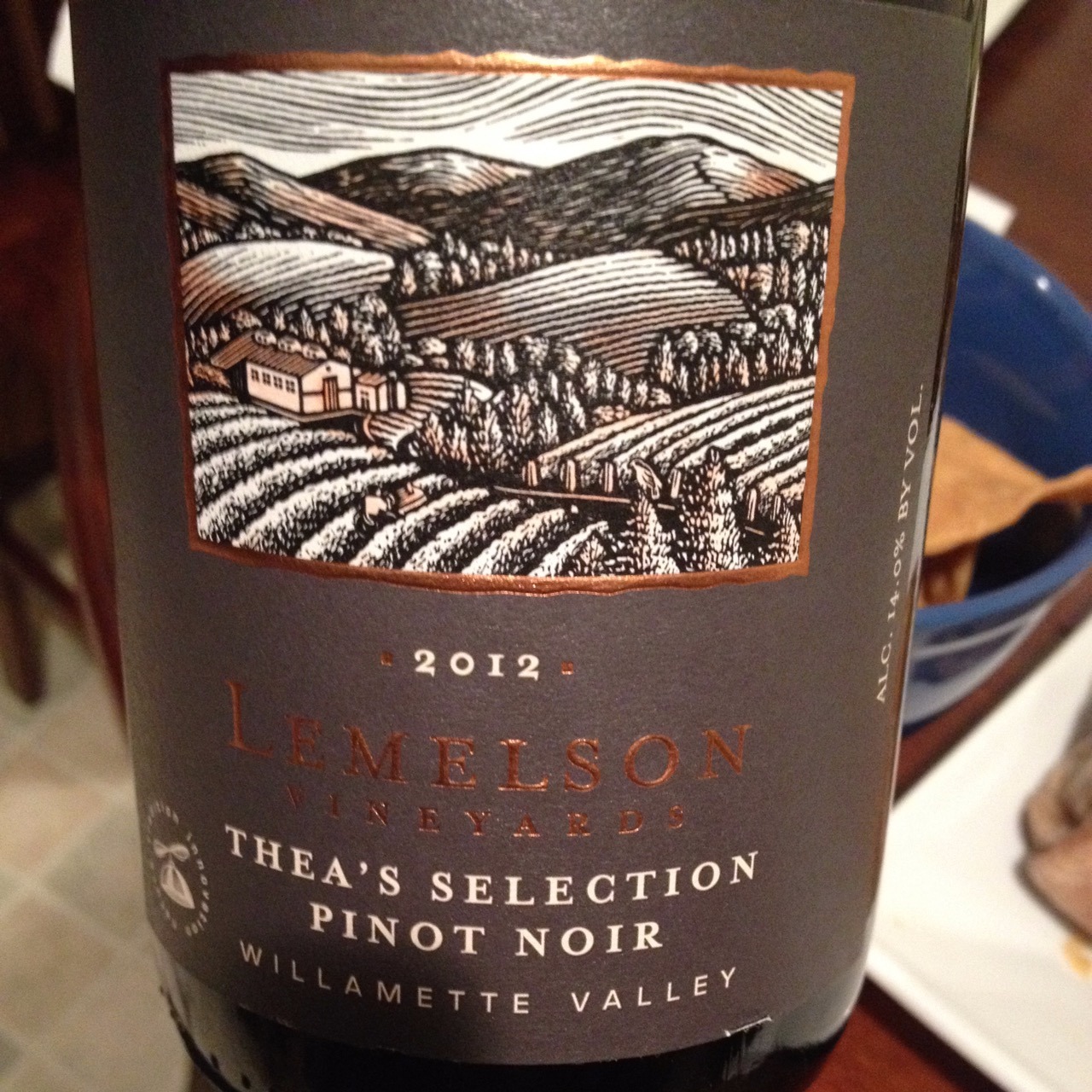 Lemelson Vineyards Thea's Selection Willamette Valley Pinot Noir