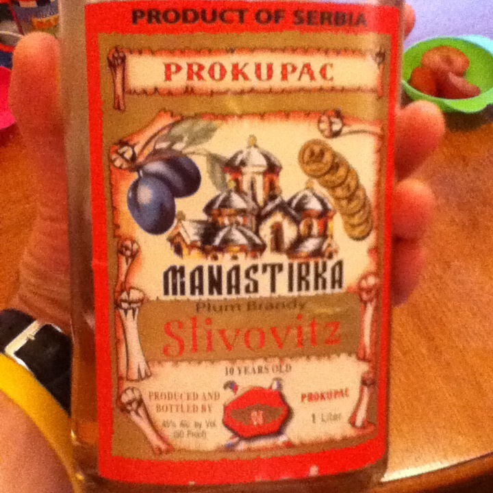 Manastirka Slivovitz Prokupac 10 Years Old Plum Brandy