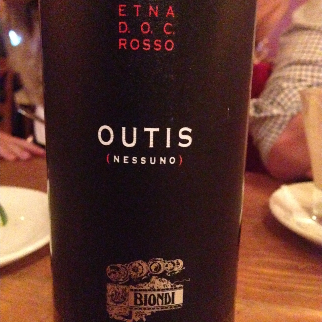 Vini Biondi Outis (Nessuno) Etna DOC Rosso Nerello Blend