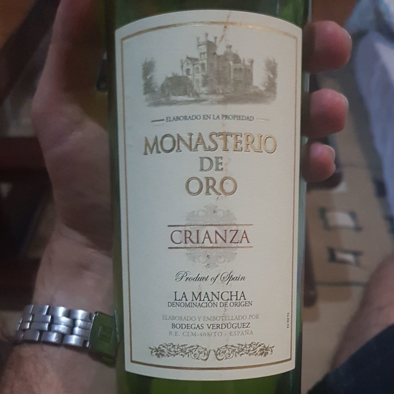 Bodegas Verdúguez Monasterio de Oro Crianza La Mancha Tempranillo