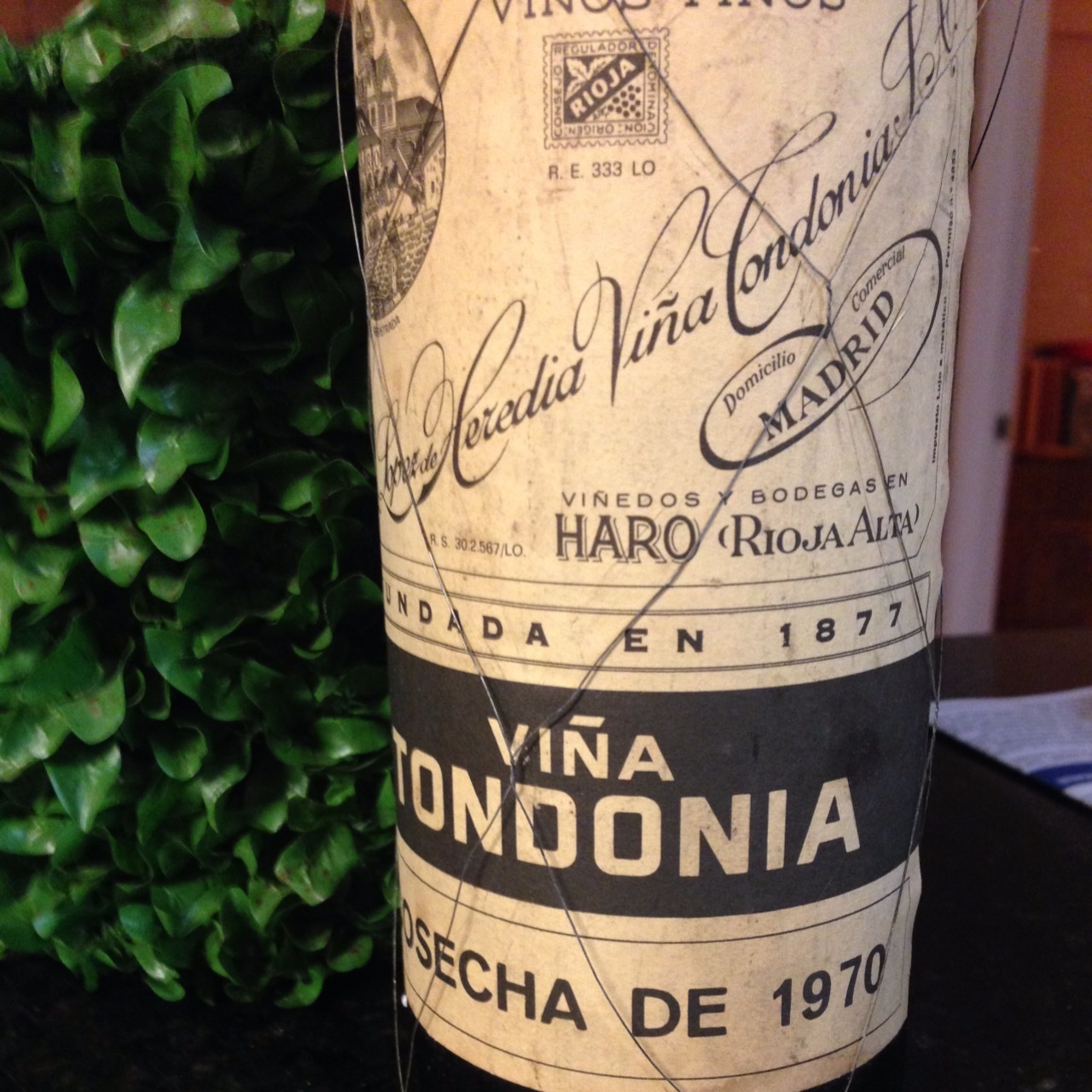R. López de Heredia Viña Tondonia Gran Reserva Rioja Tempranillo Blend