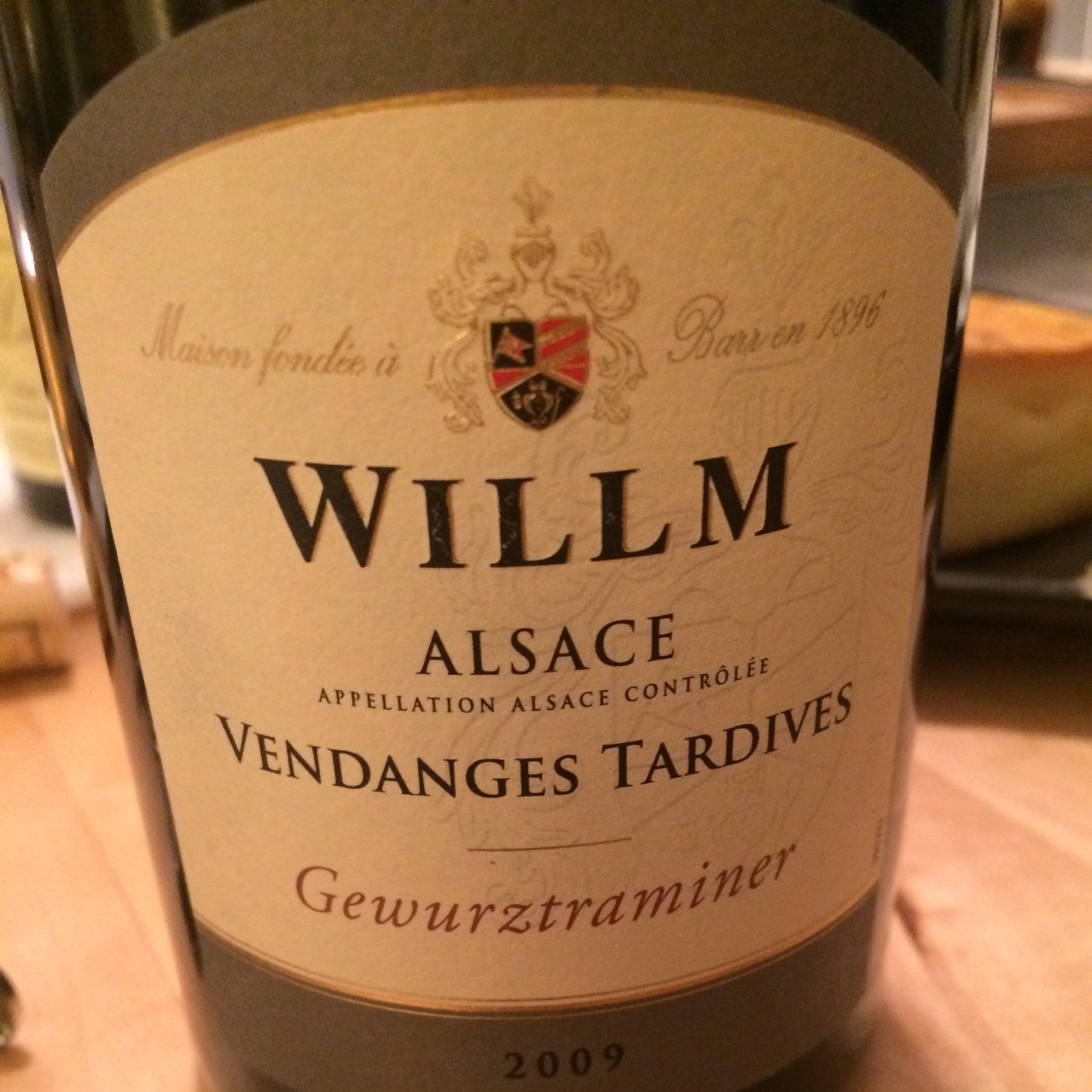 Willm Vendanges Tardives Alsace Gewürztraminer