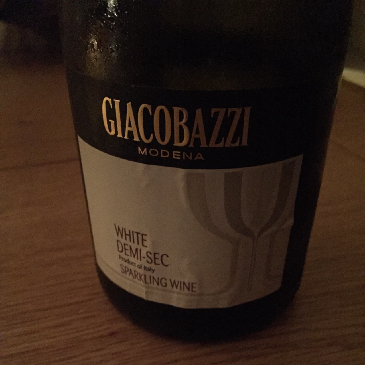Giacobazzi Modena White Demi Sec Sparkling Wine