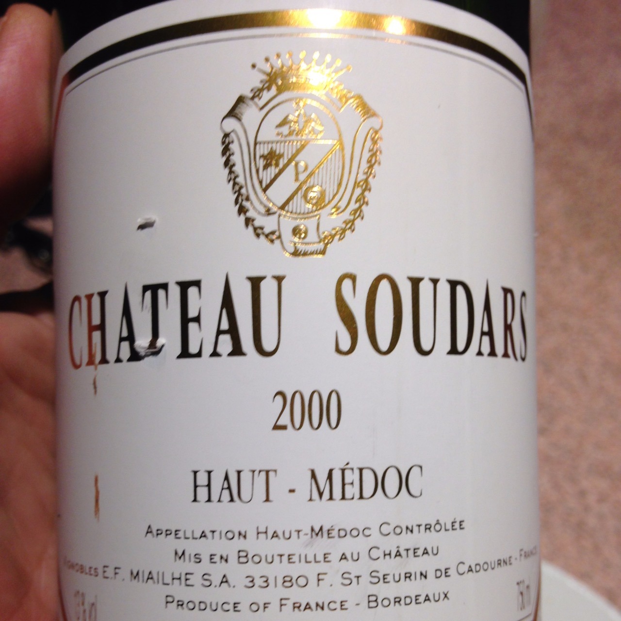 Château Soudars Haut-Médoc Red Bordeaux Blend