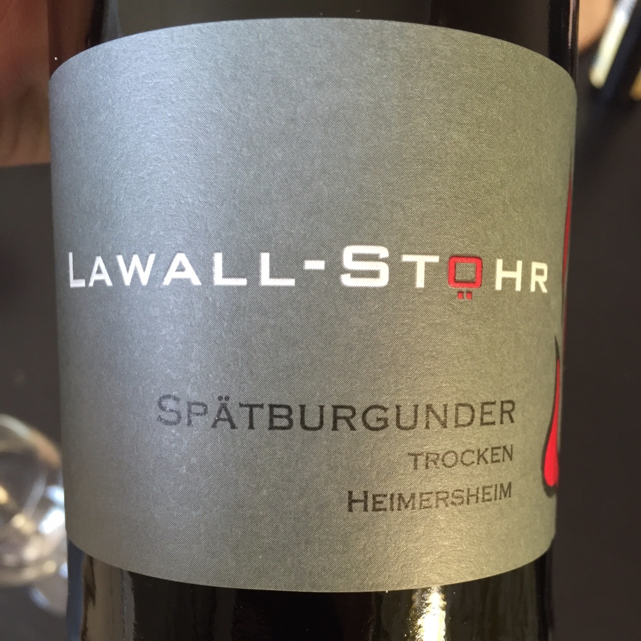 Weingut Lawall-Stöhr Trocken Heimersheim Spätburgunder