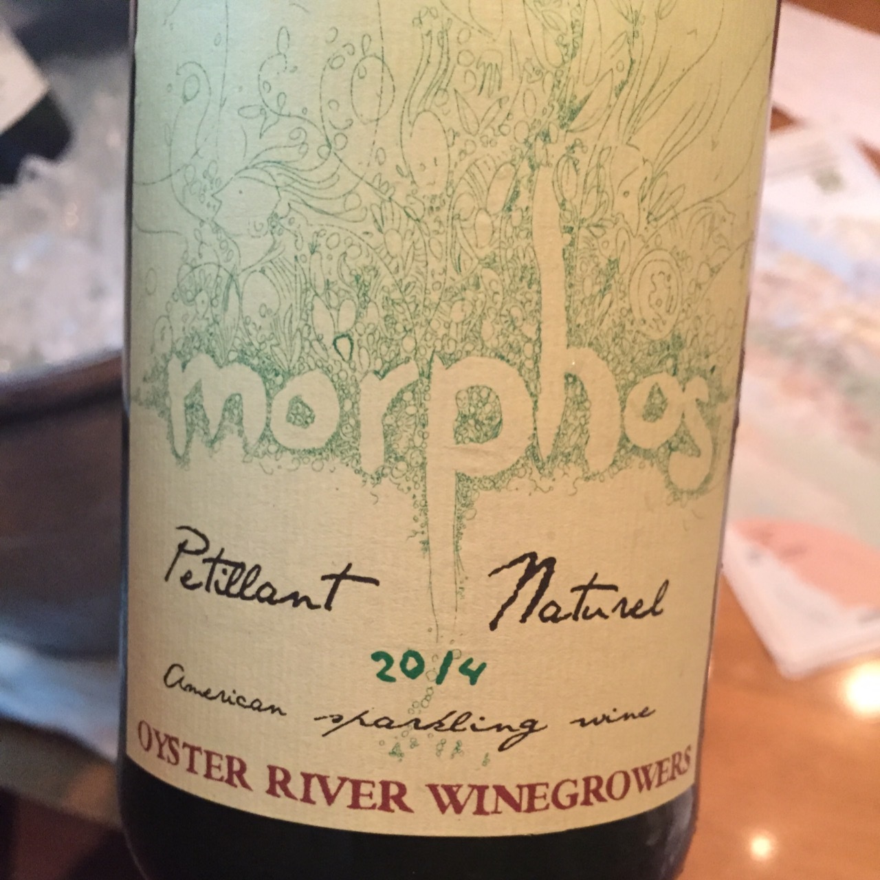 Oyster River Winegrowers Morphos Petillant Naturel