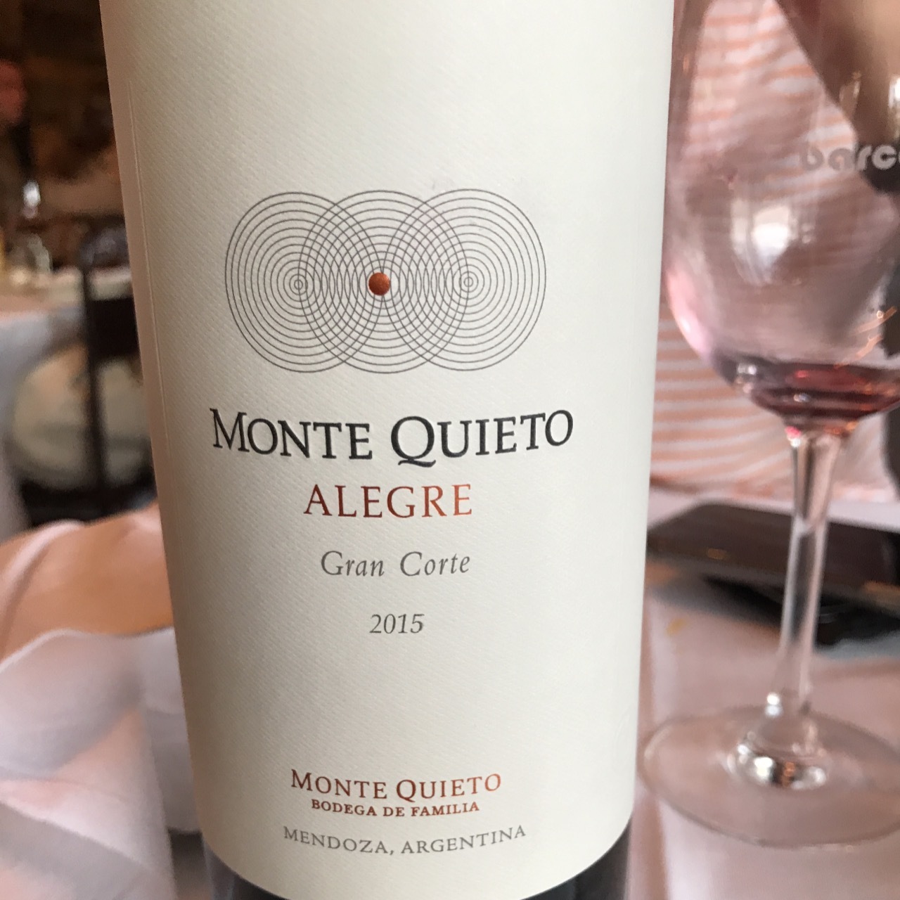 Bodega Monte Quieto (Montequieto) Elegre Gran Corte Red Blend