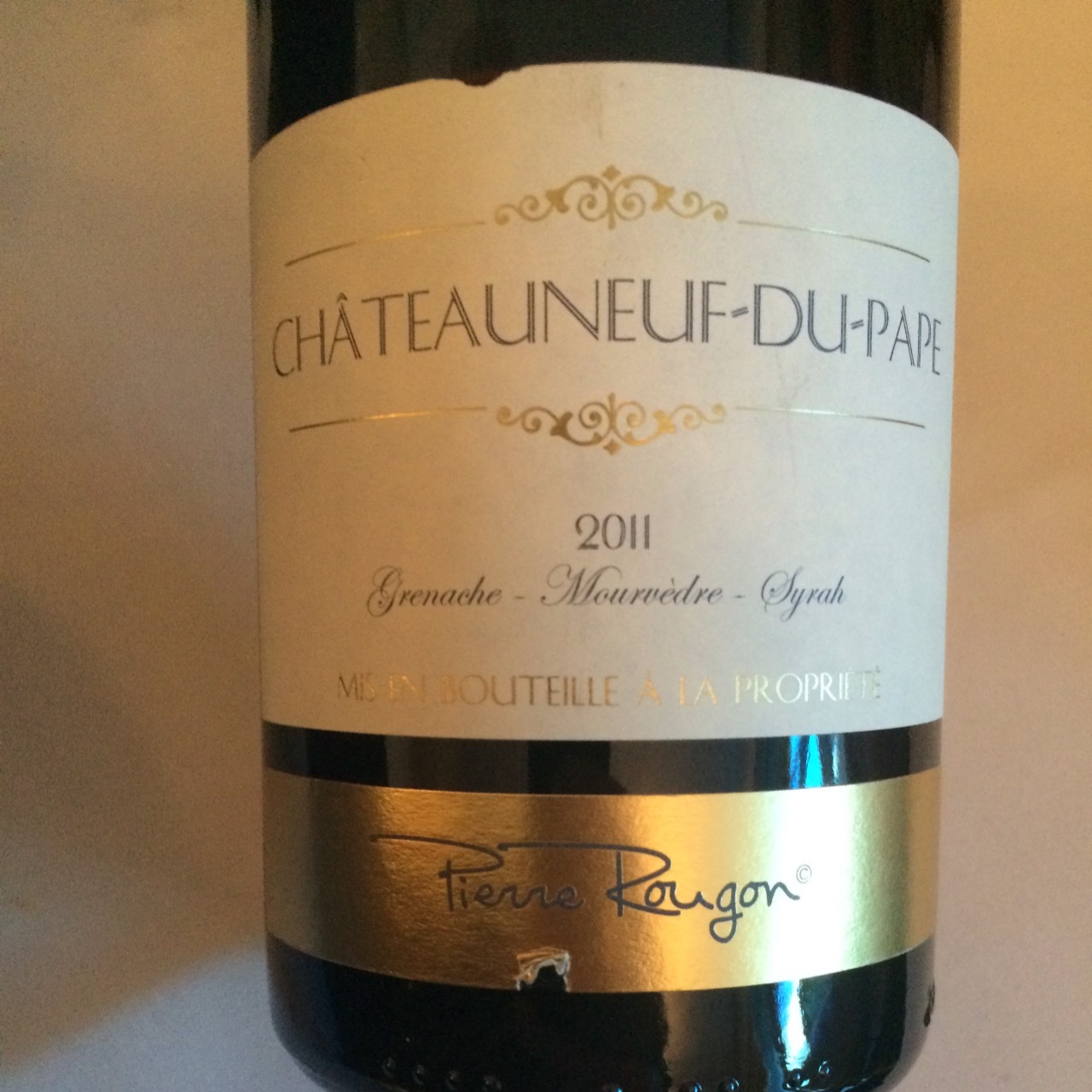 Pierre Rougon Châteauneuf du Pape Grenache Blend