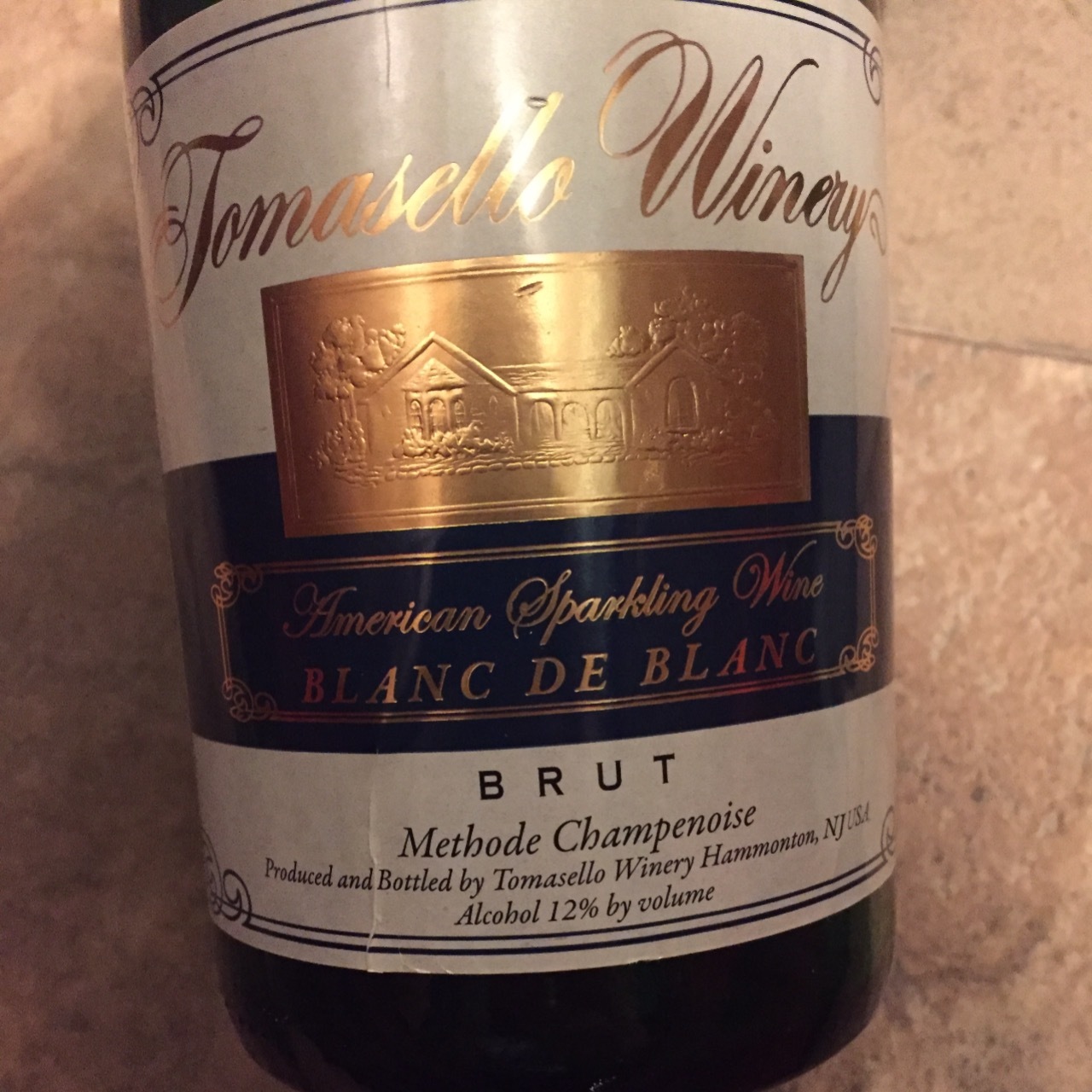 Tomasello Winery Blanc de Blanc Brut Chardonnay