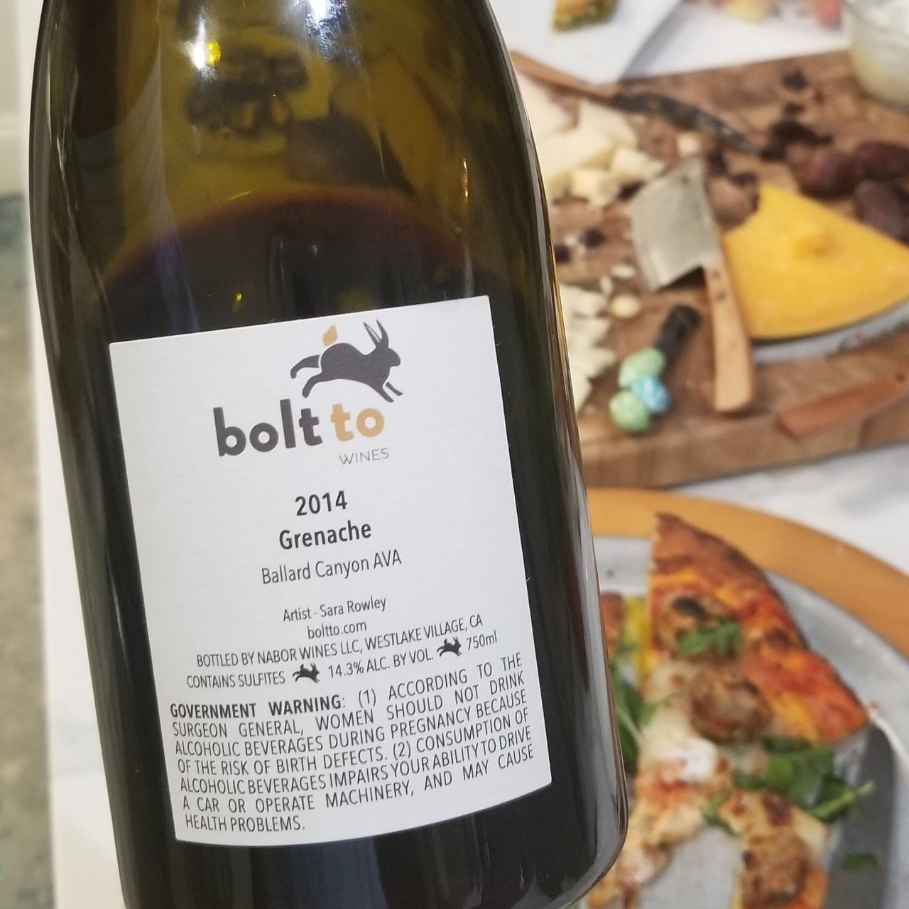 Bolt to Wines Ballard Canyon Grenache