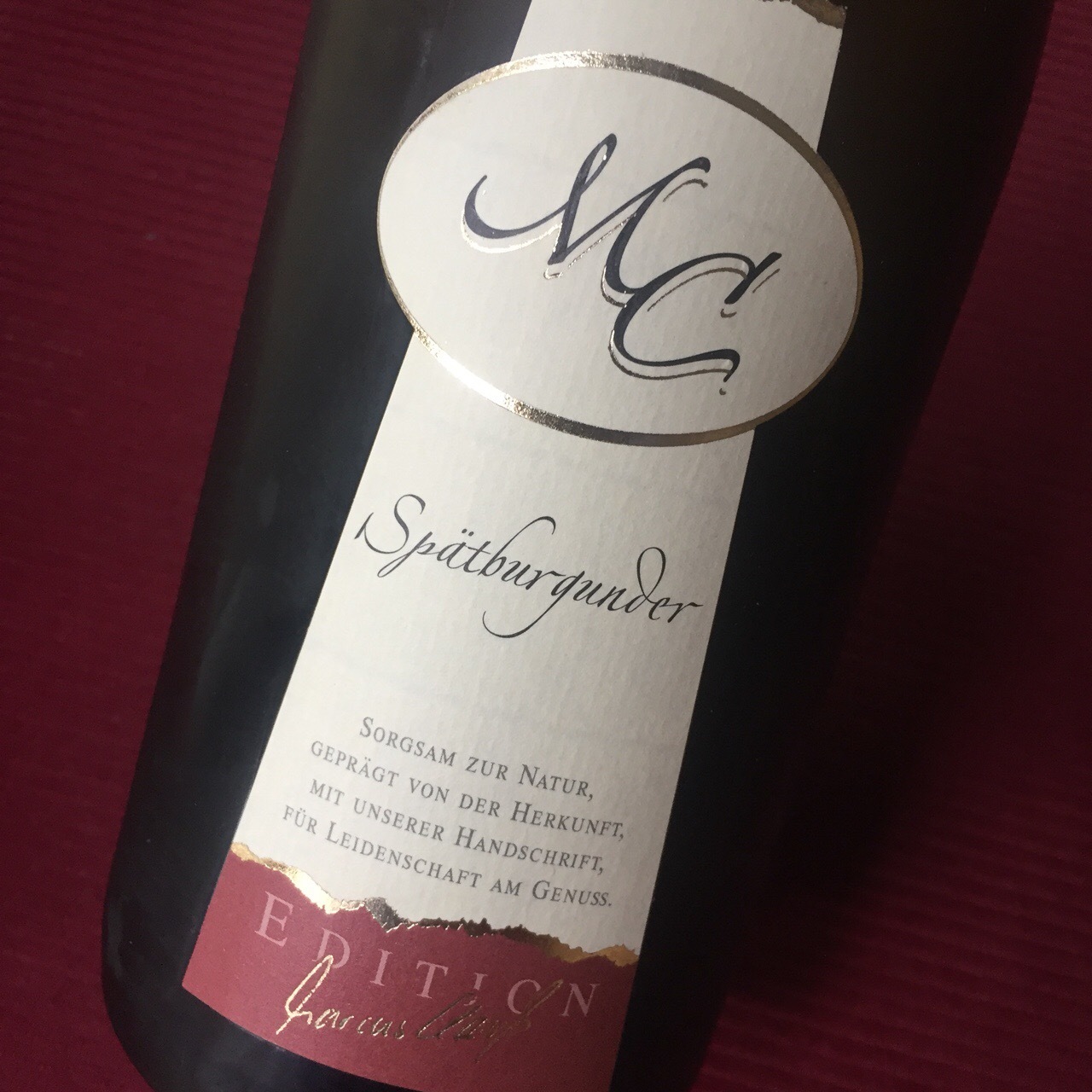 Weingut Zehe-Clauss Edition MC "Holzfass" Spätburgunder