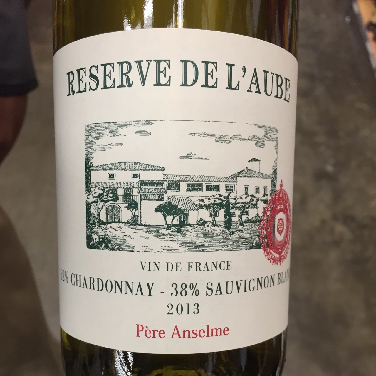 Père Anselme Reserve De L'Aube Vin de Pays d'Oc Chardonnay Sauvignon Blanc Blend
