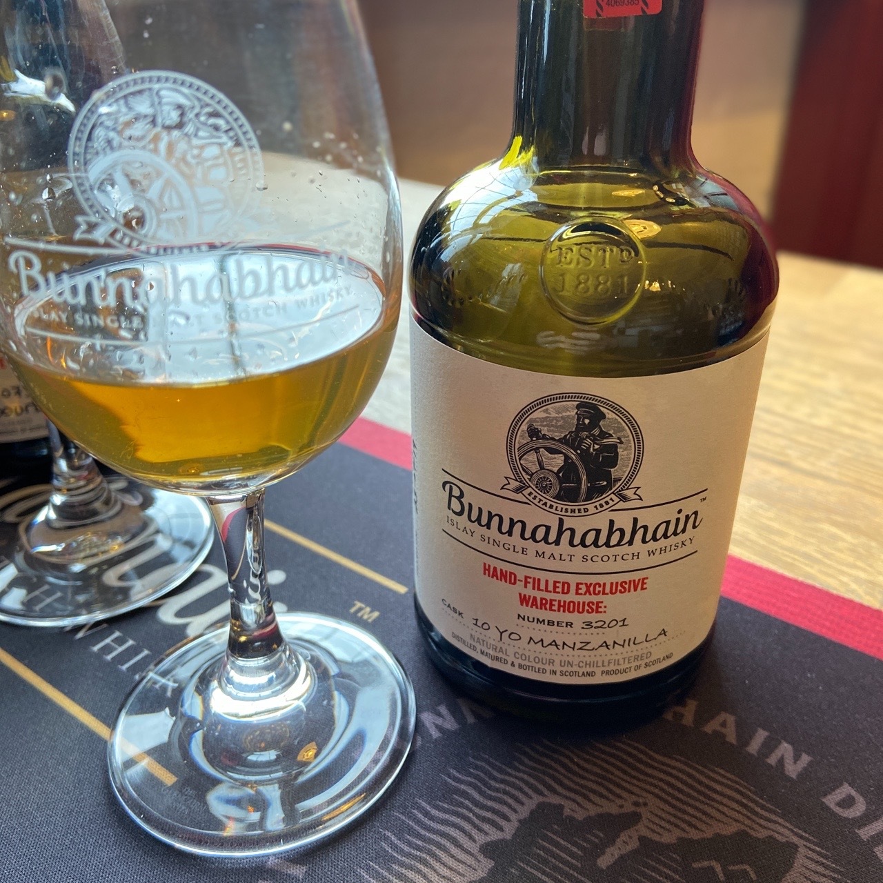 Bunnahabhain Hand-Filled Exclusive Warehouse: Number 3201 Cask 10 YO ...