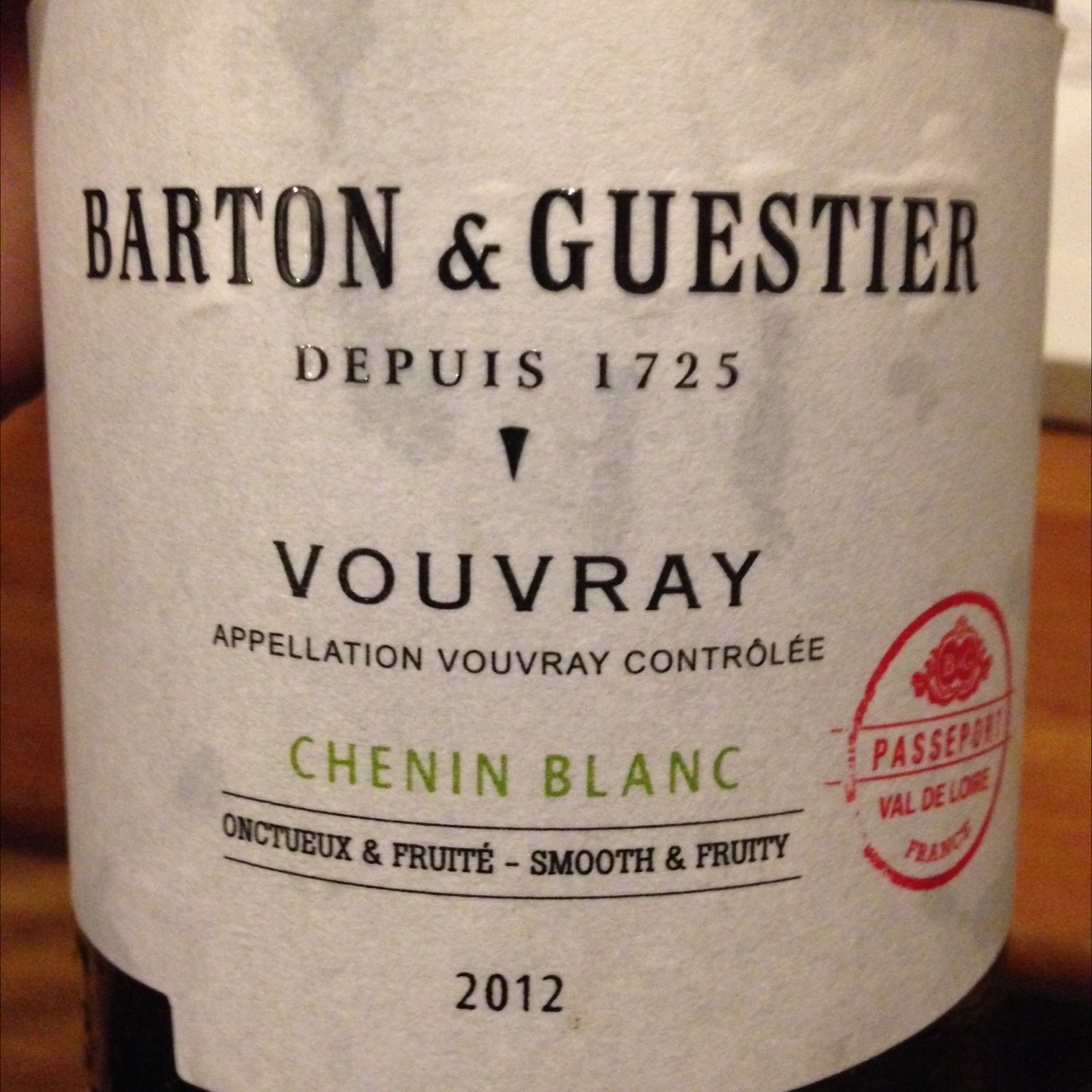Barton & Guestier Vouvray Chenin Blanc