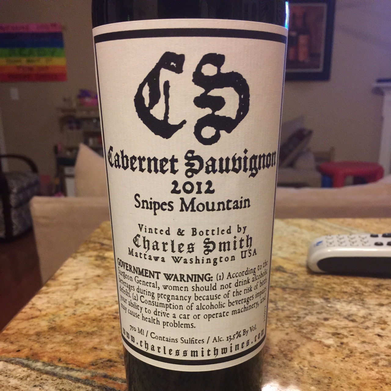Charles Smith CS Cabernet Sauvignon