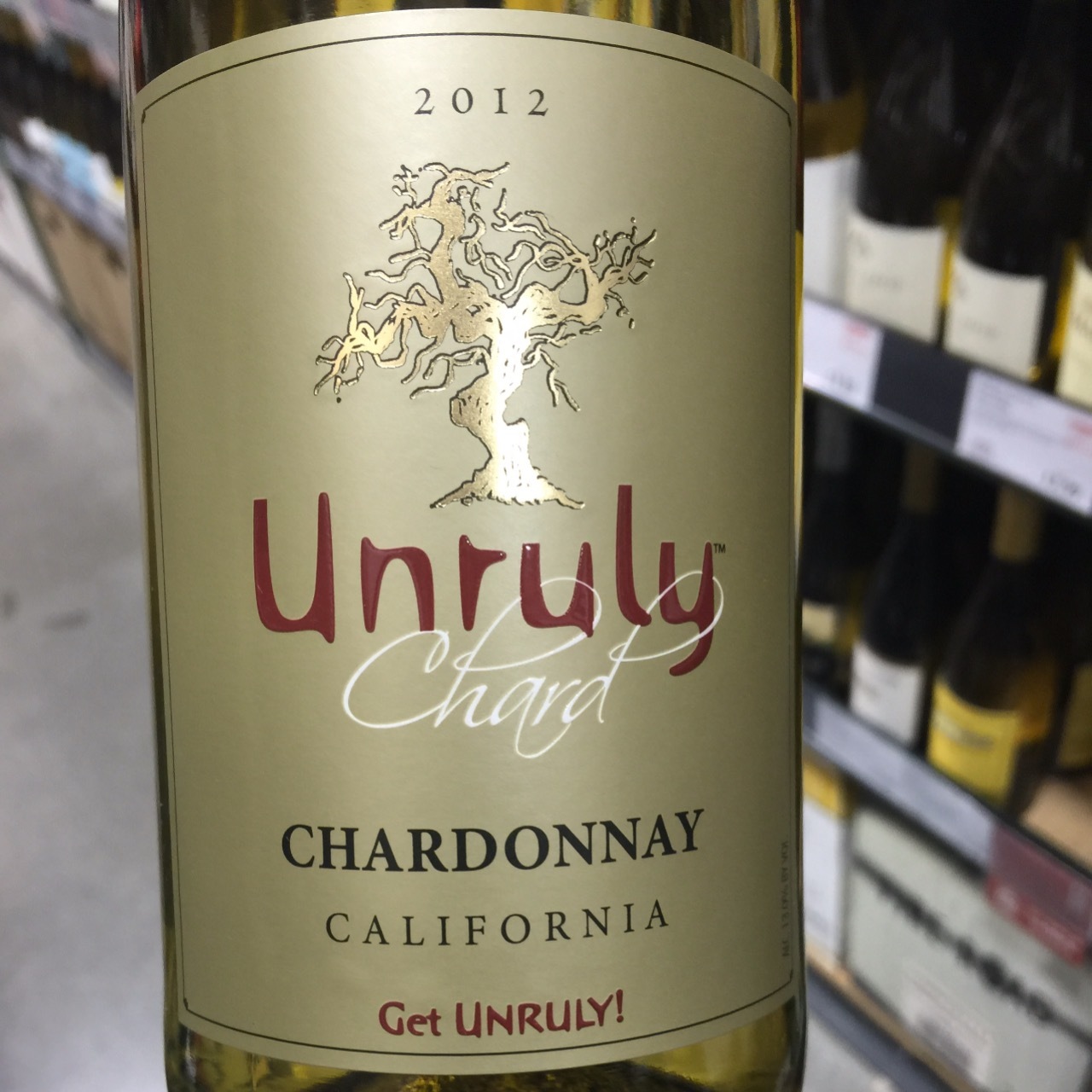 Unruly Wine Cellars Chard California Chardonnay