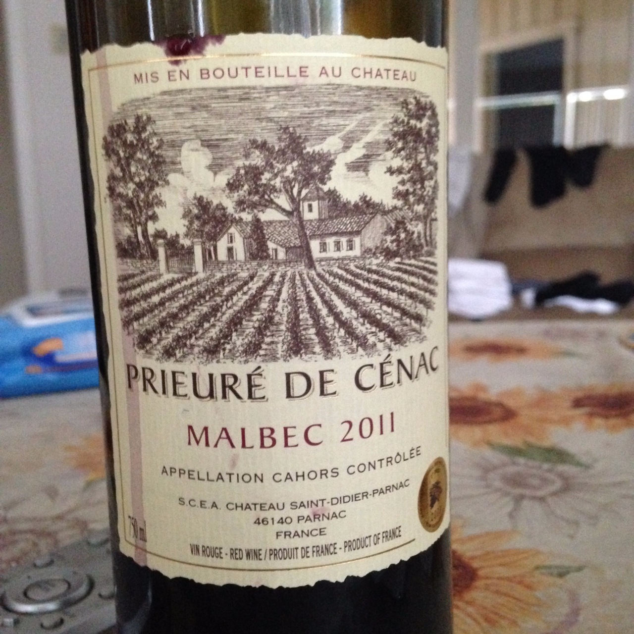 Prieuré de Cénac Cahors Malbec