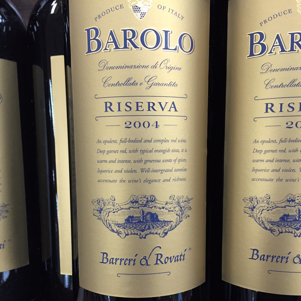 Barreri & Rovati Riserva Barolo Nebbiolo