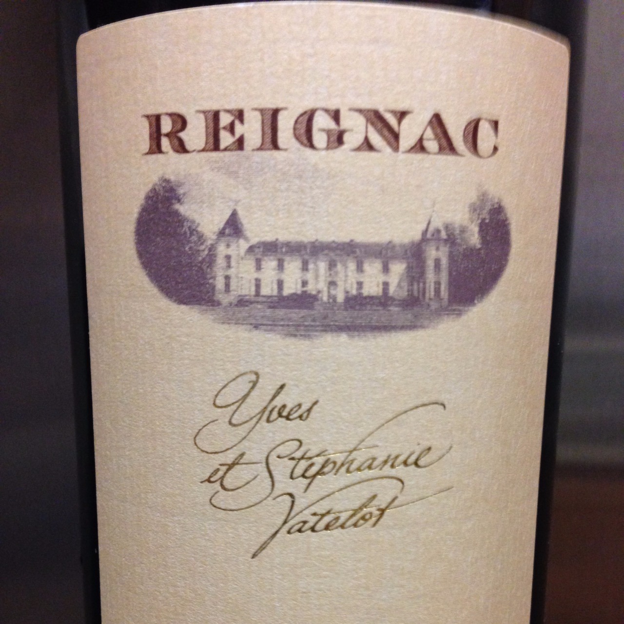 Château de Reignac Grand vin de Reignac