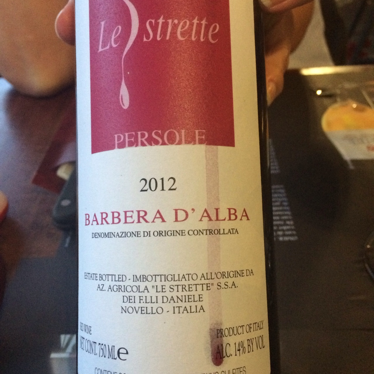 Le Strette Barbera d'Alba Barbera